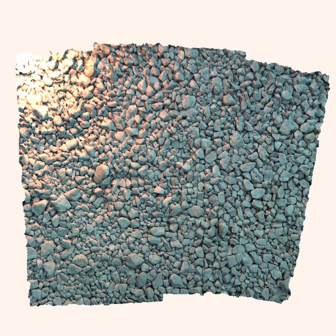 3d Terrain 6 - Rubble Model