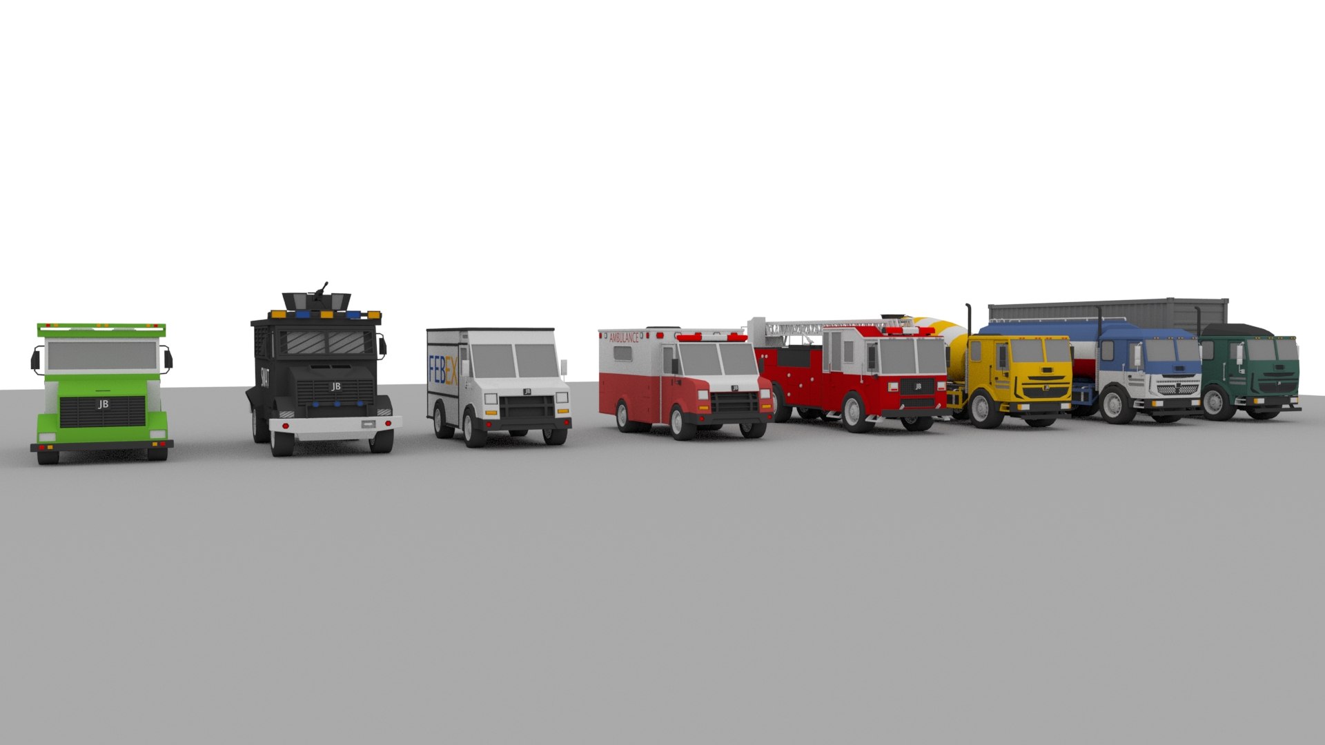 3D model Vehicle Collection 3D model - TurboSquid 2170339