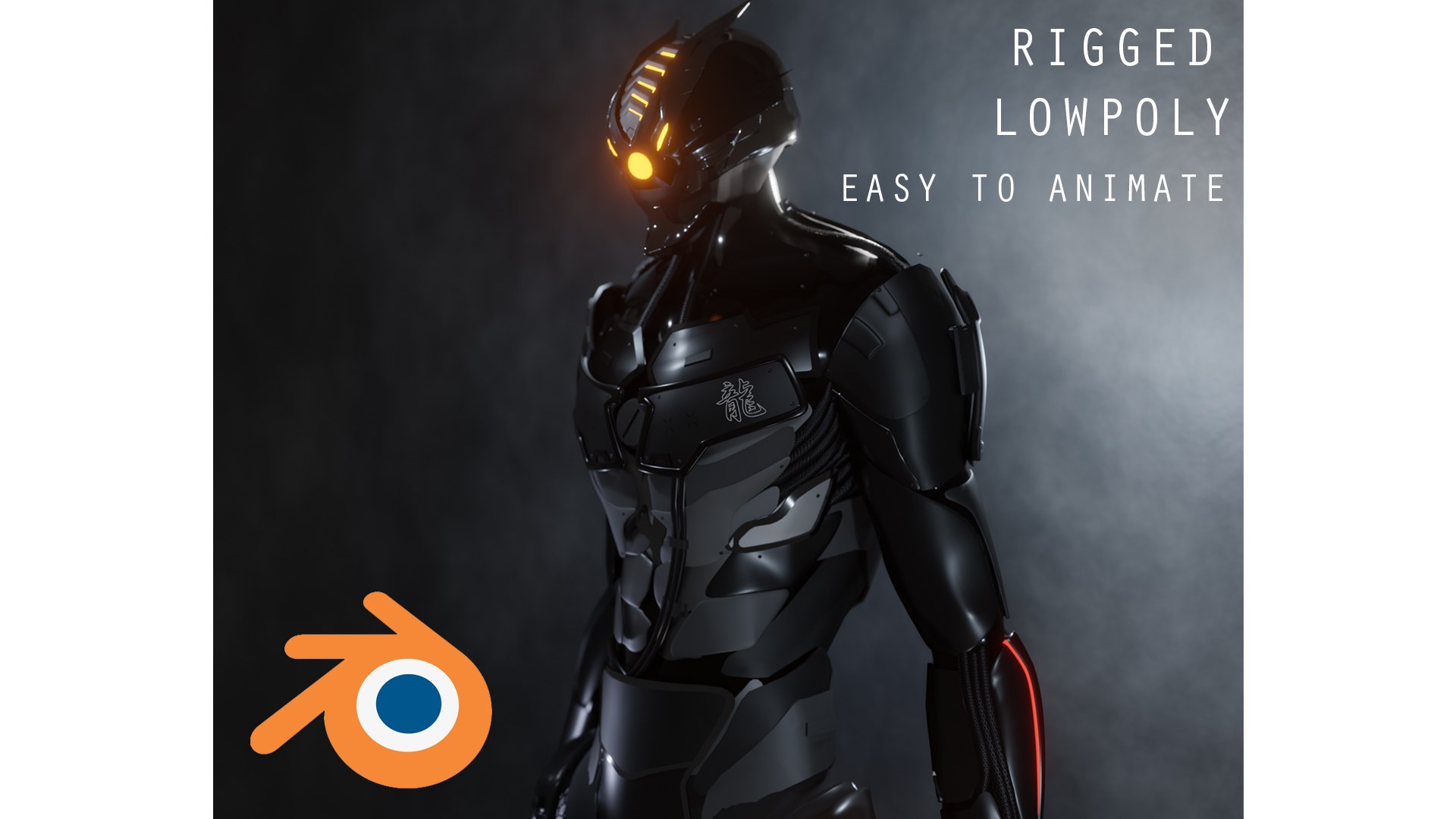 3D Cyber Mercenary Character - Low-poly 3D Model - TurboSquid 1972104