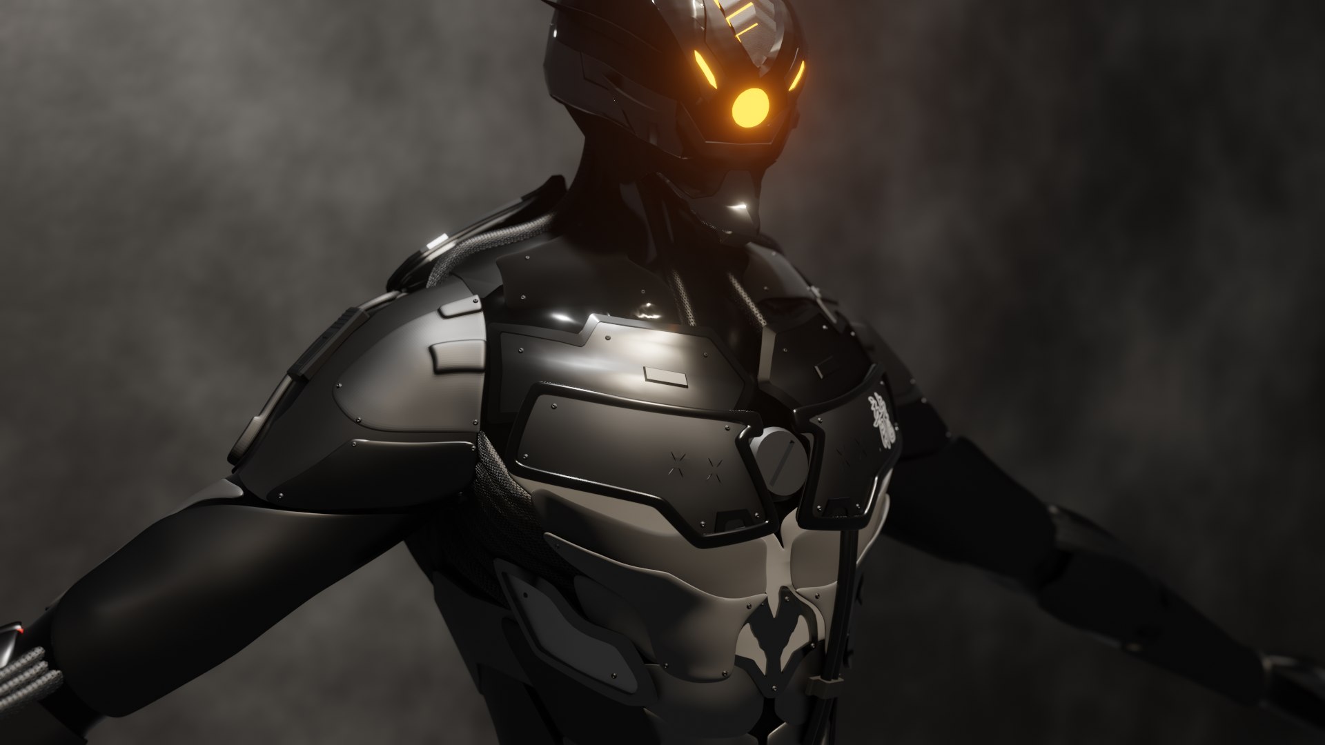 3D Cyber Mercenary Character - Low-poly 3D Model - TurboSquid 1972104