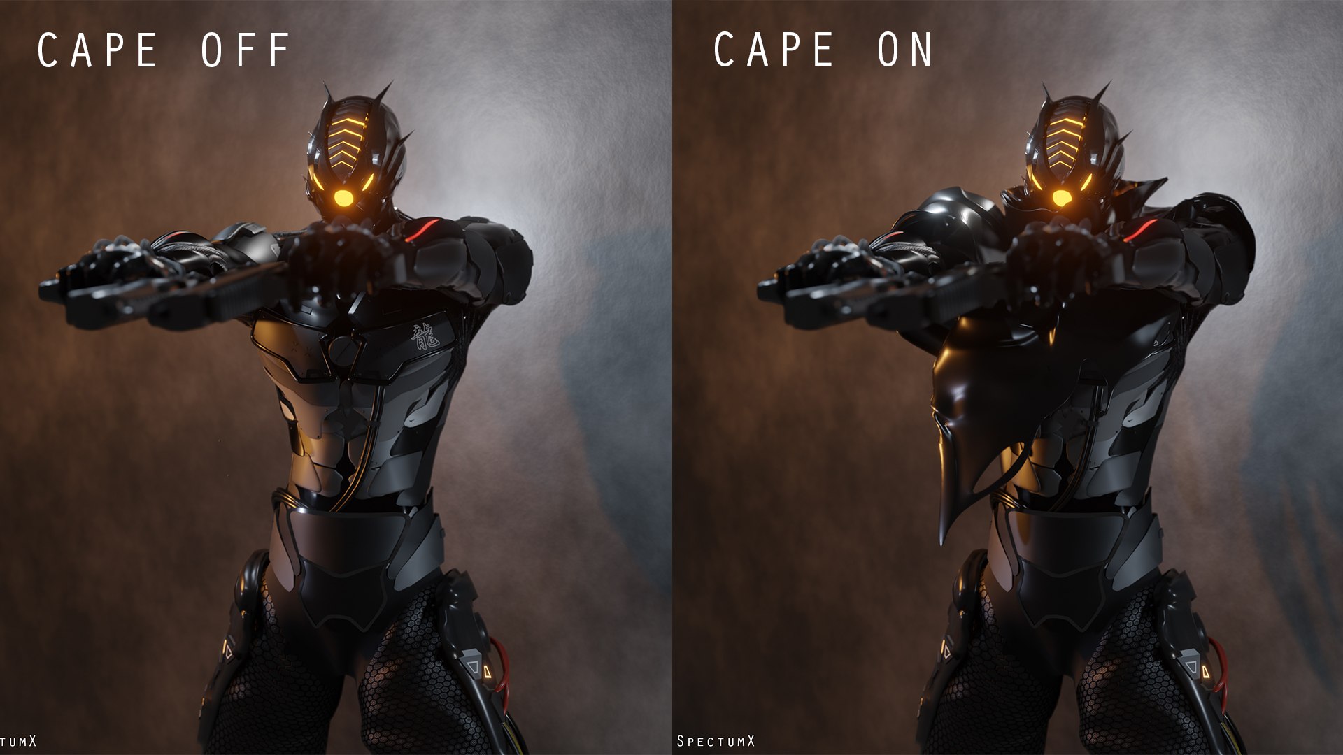 3D Cyber Mercenary Character - Low-poly 3D Model - TurboSquid 1972104