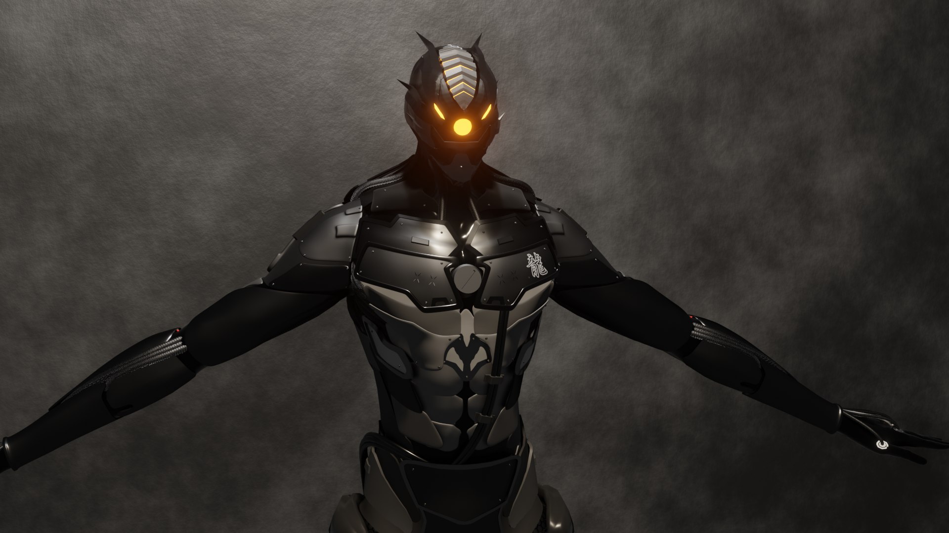 3D Cyber Mercenary Character - Low-poly 3D Model - TurboSquid 1972104