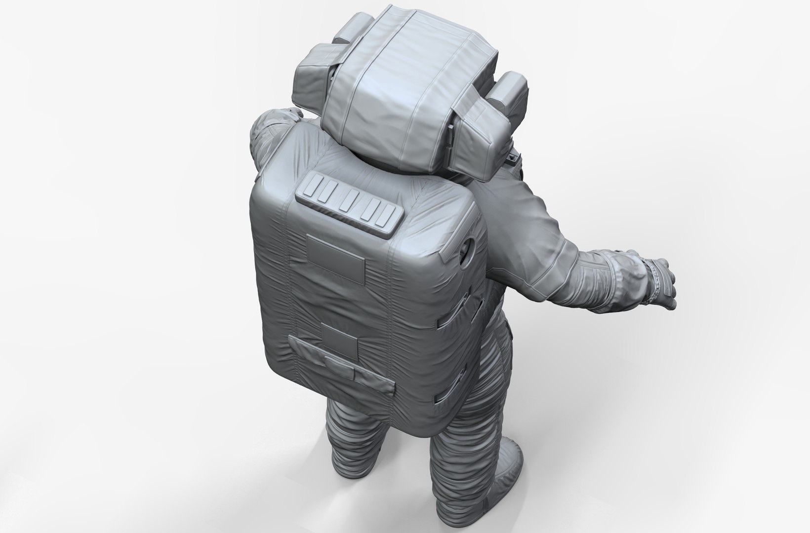 3D Zbrush Extravehicular Mobility Unit Model - TurboSquid 1570536