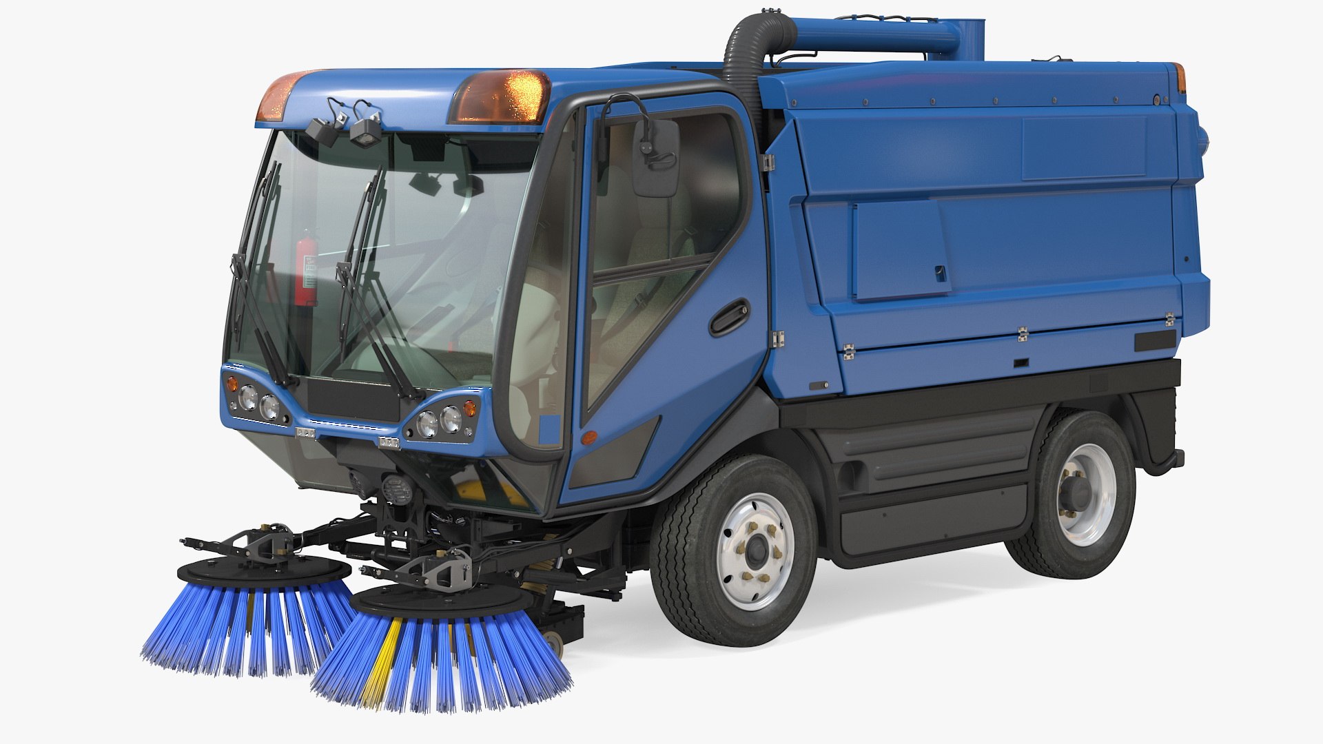 Road Sweepers Collecting 3D Model - TurboSquid 1597126