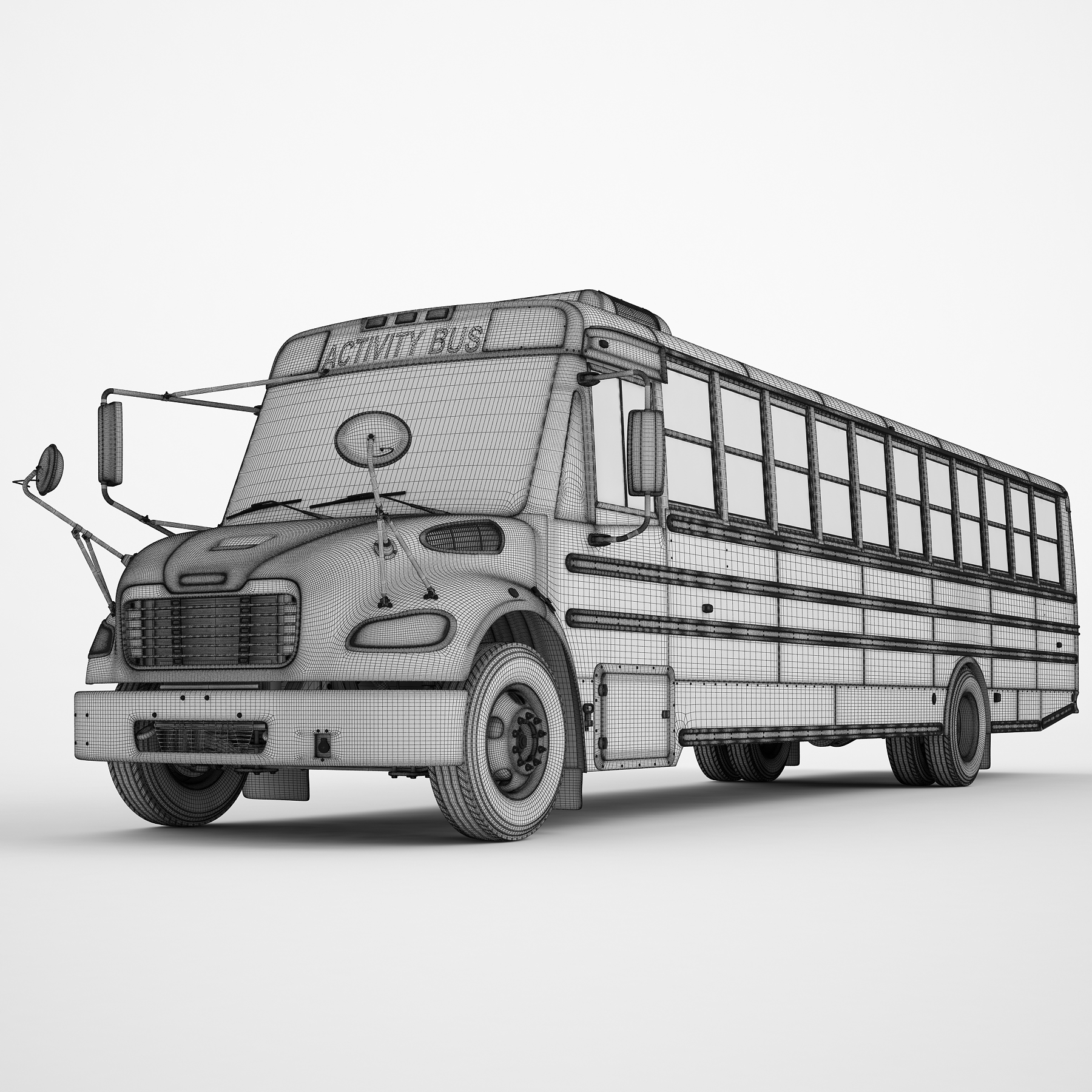 modelo 3d Autobús de actividades Freightliner M2 106 - TurboSquid 1929895