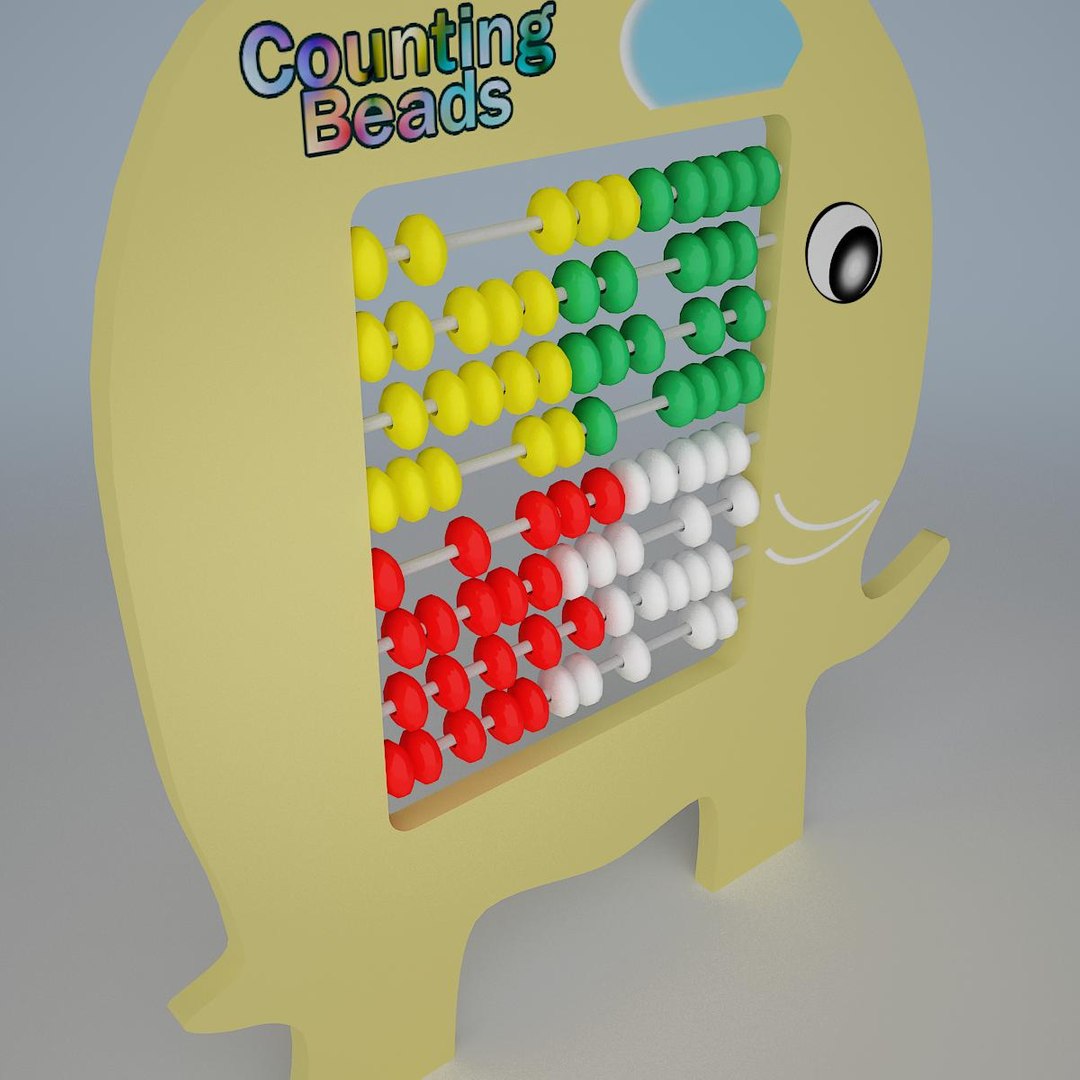 3d Counting Beads 1 Model