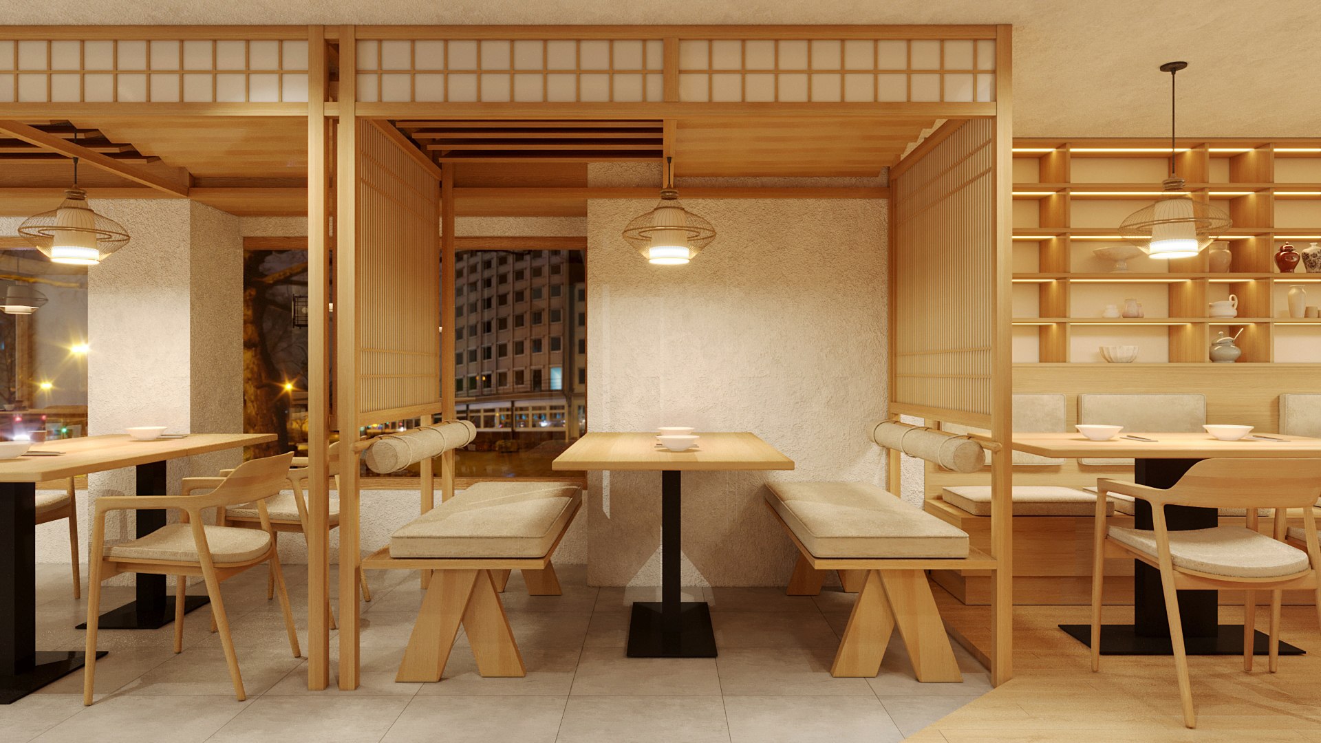 Ramen Noodles Restaurant 3D model - TurboSquid 1956351