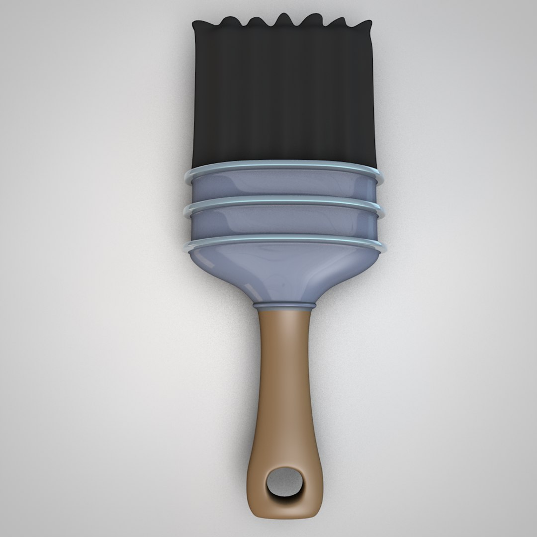 Paint brush 3D - TurboSquid 1365760