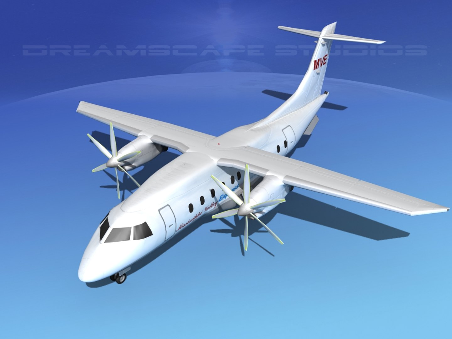 3d model dornier do-328-130