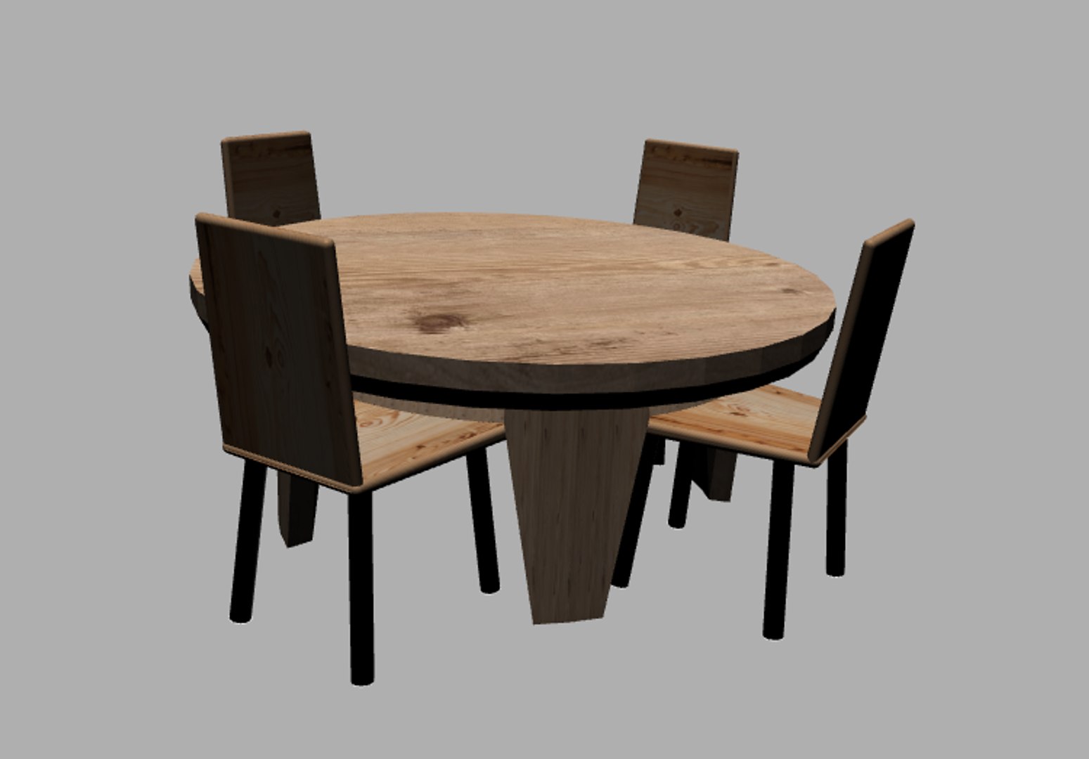 Simple Table 3D Model - TurboSquid 1217501