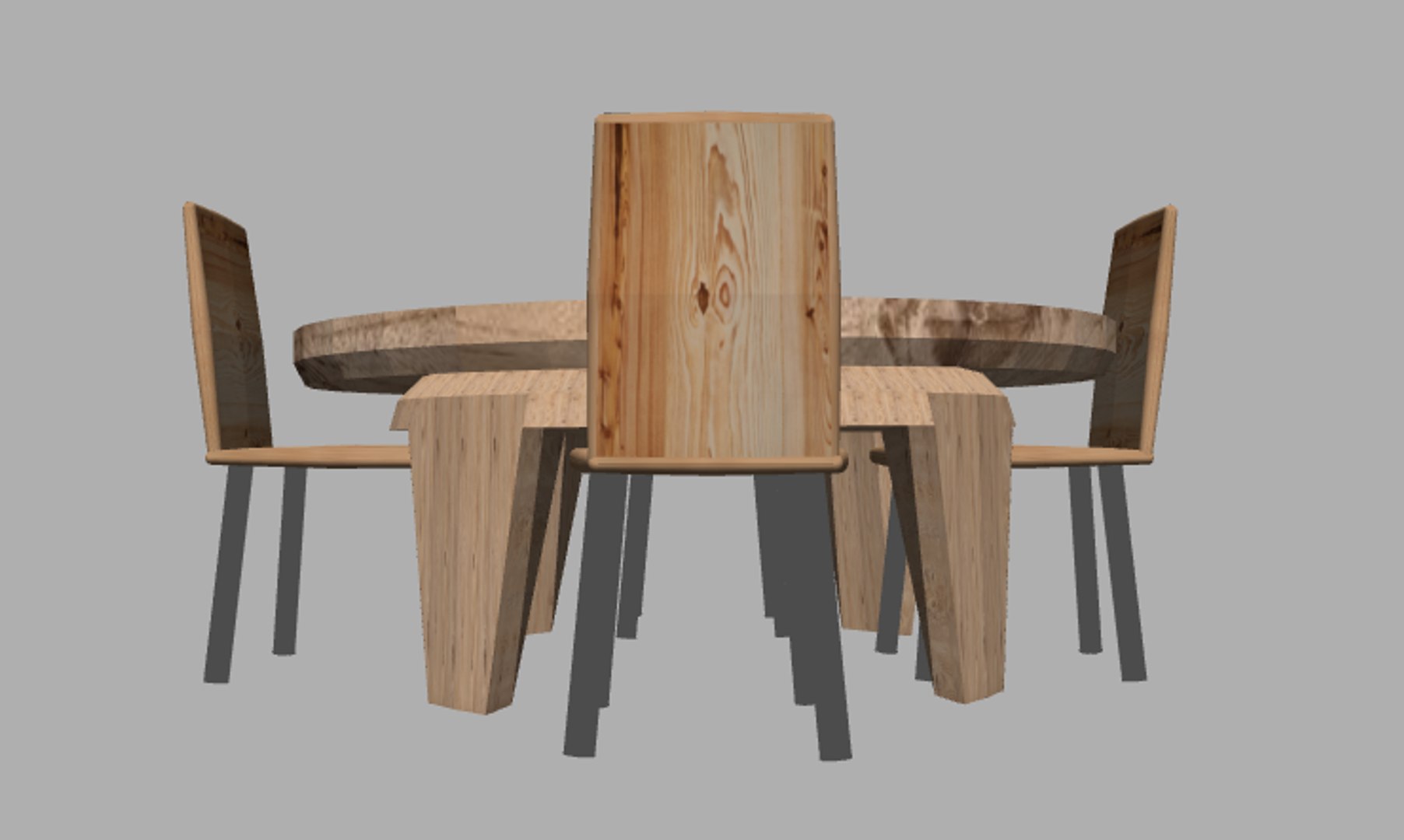 Simple Table 3D Model - TurboSquid 1217501
