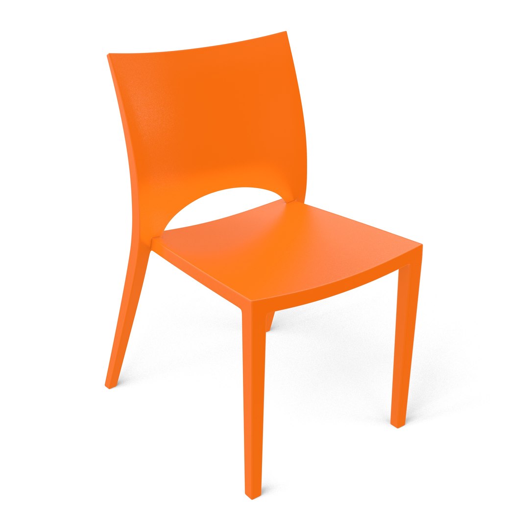Plastic Designer Chair 3D - TurboSquid 2214099