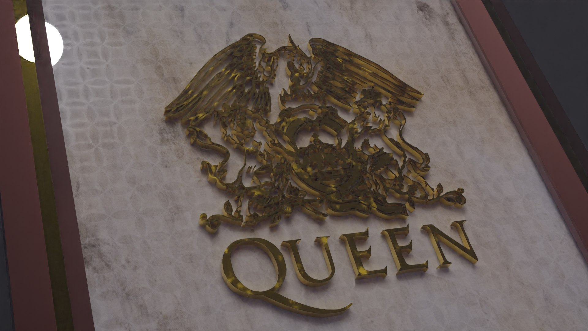 3D queen band logo model - TurboSquid 1687285