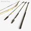 3d Assyrian Bow Arrows Assyria Model
