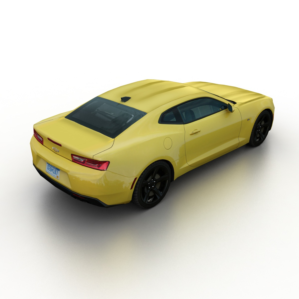 3d model 2016 chevrolet camaro