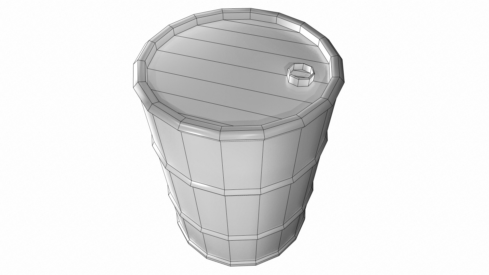 3D Metal Barrel Model - TurboSquid 1467960