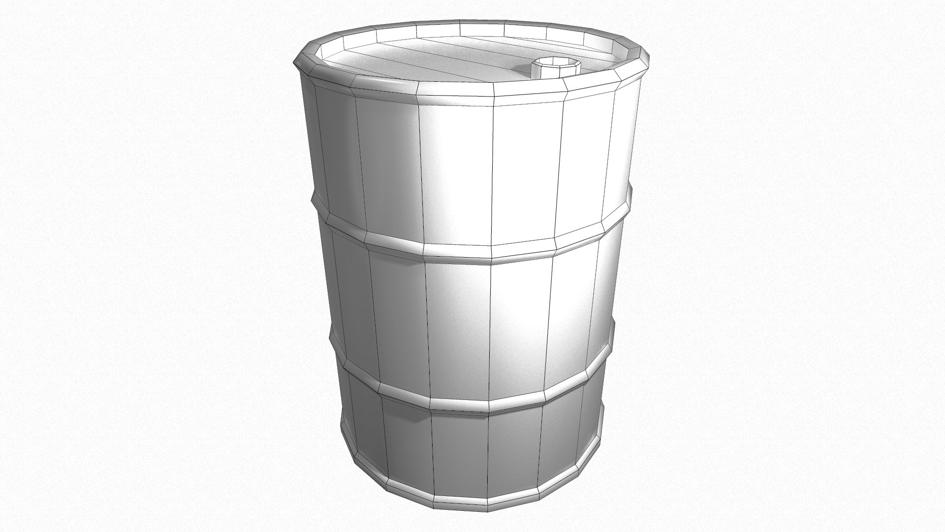 3D Metal Barrel Model - TurboSquid 1467960