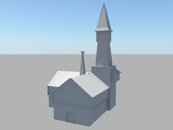3d pirate house model
