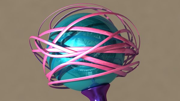 3d staff candy model