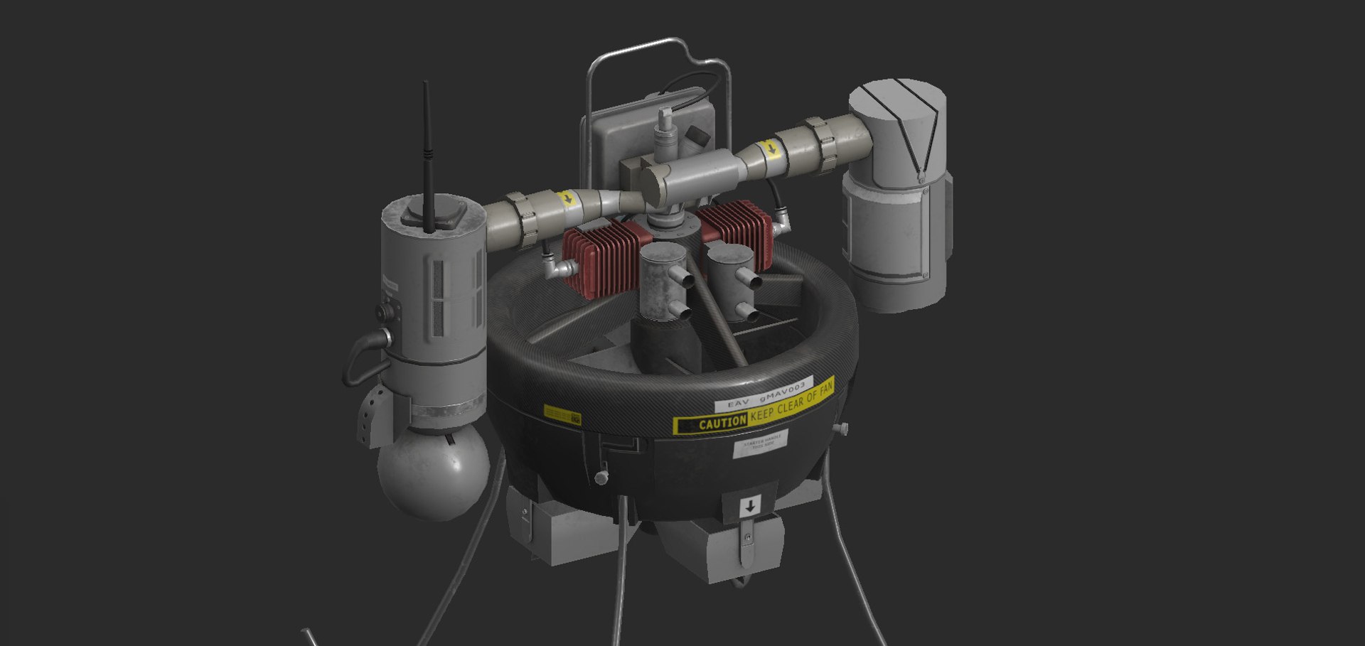 3D Rq16 Drone Model - TurboSquid 1528716