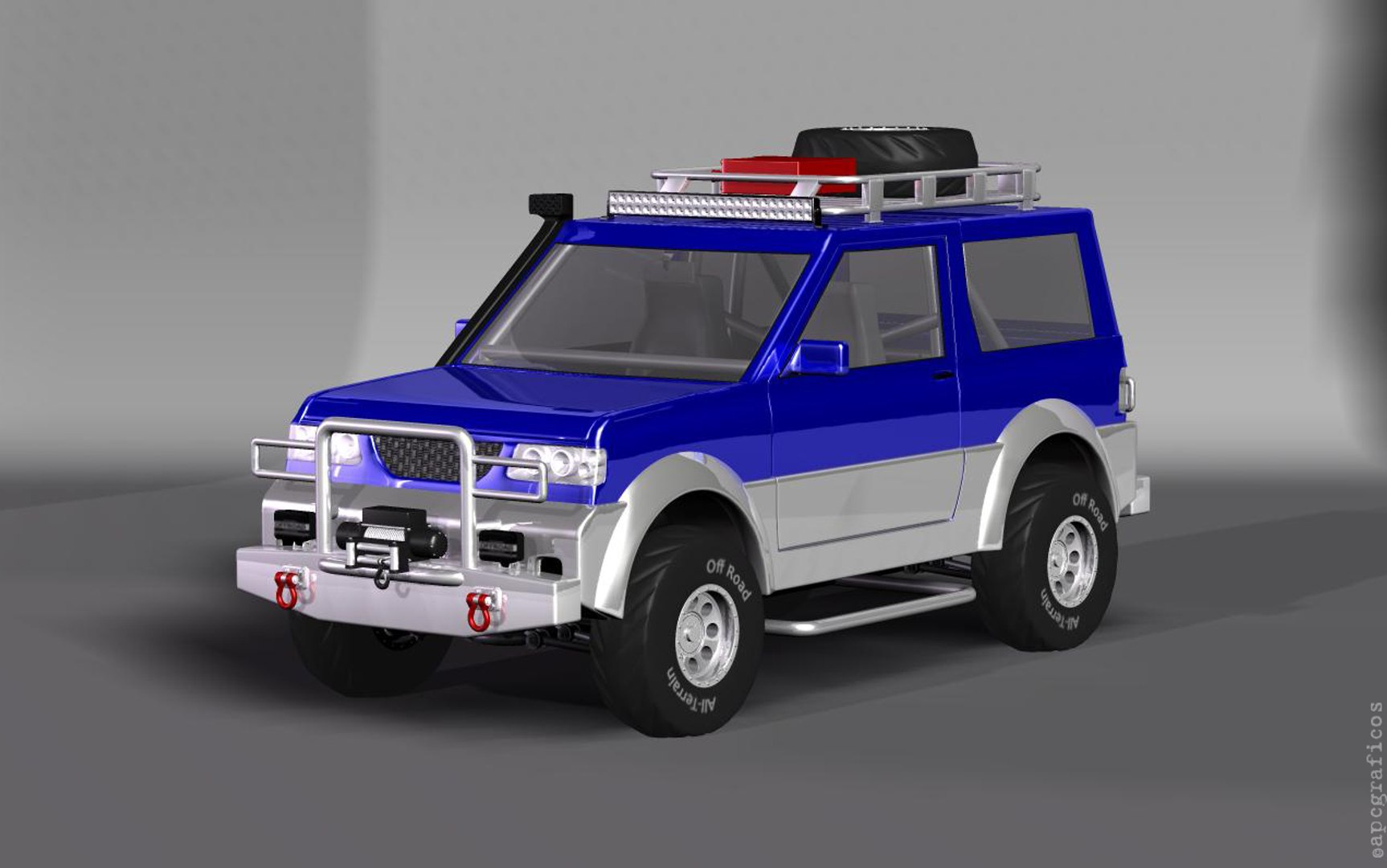 3D Model 4x4 Vehicle Suv - TurboSquid 1243408