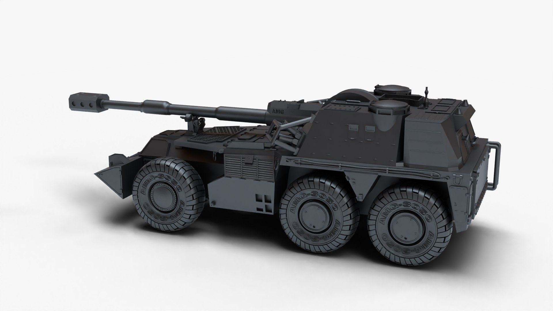 Tank Gun G6 Model - TurboSquid 2272781