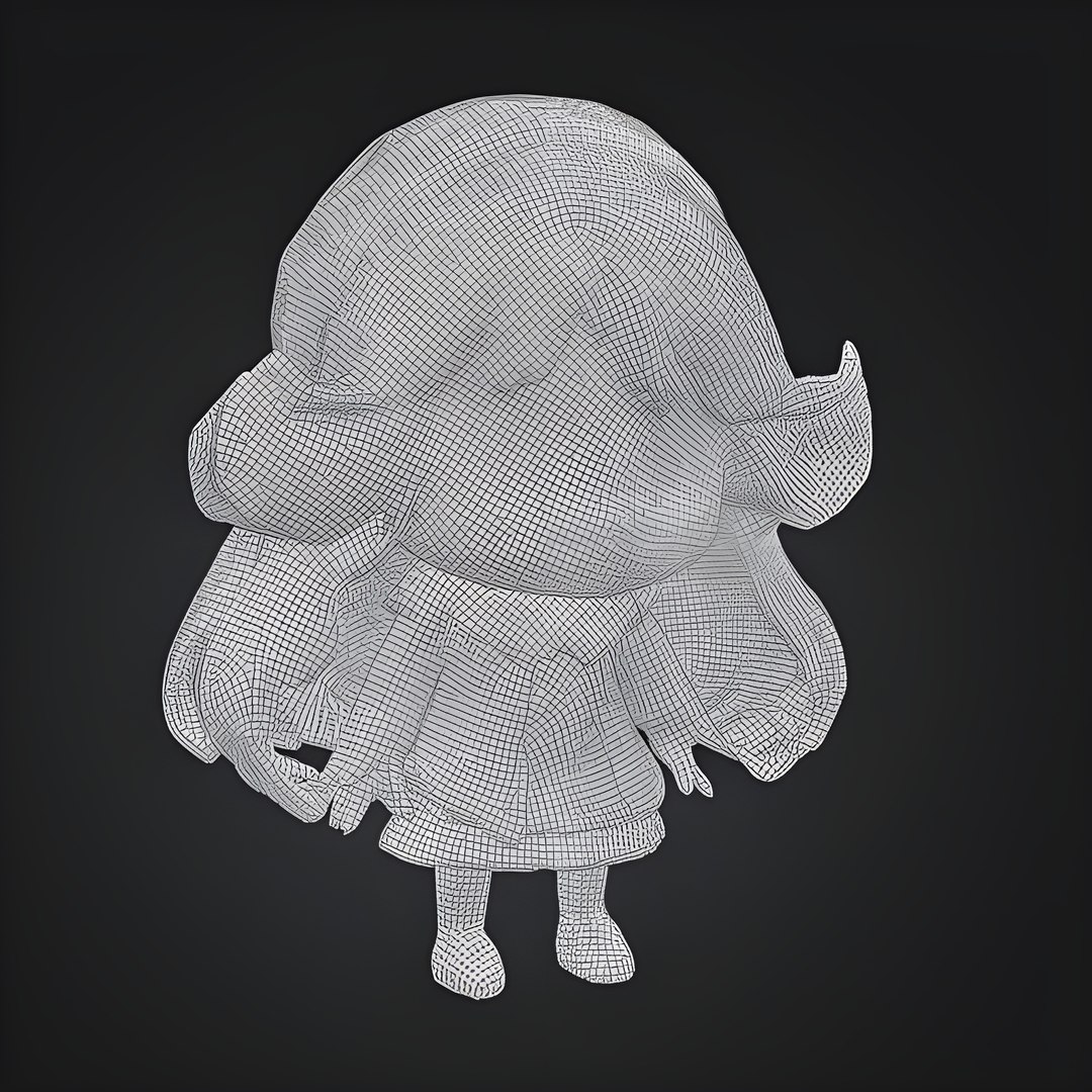 3D Anime Character Busts Collection - Decorative Series - TurboSquid ...