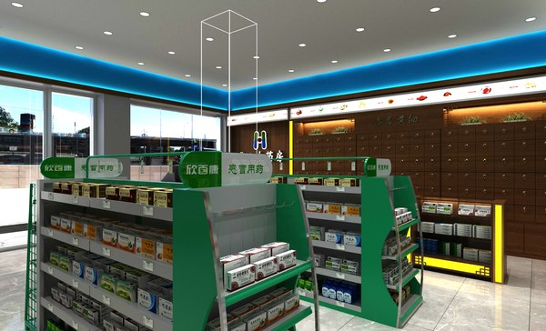 3D Pharmacy Models | TurboSquid