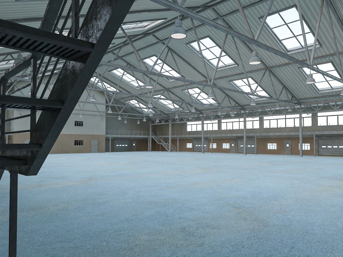 3D Warehouse 11 Interior And Exterior Model - TurboSquid 2073673