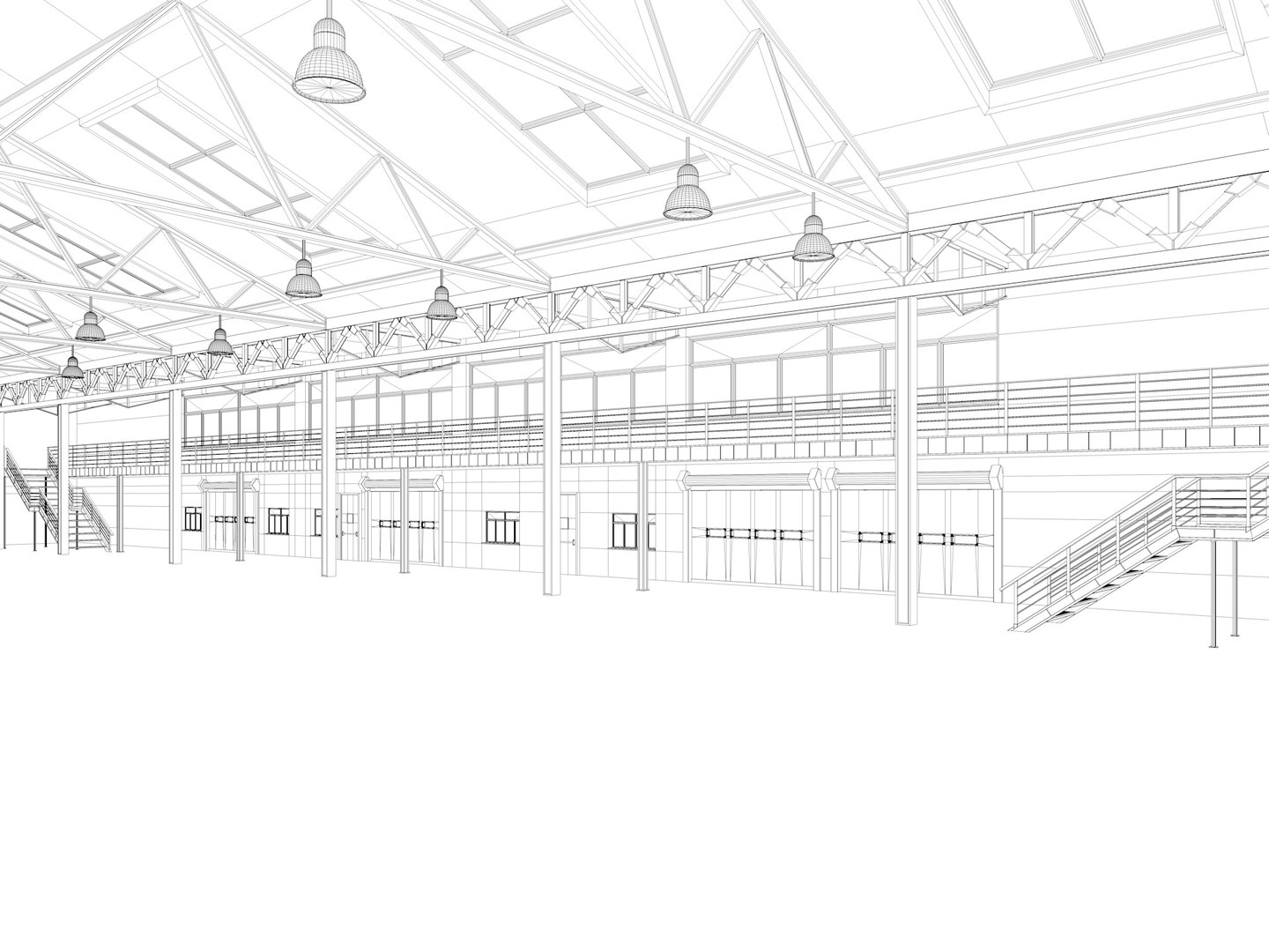 3D Warehouse 11 interior and exterior model - TurboSquid 2073673