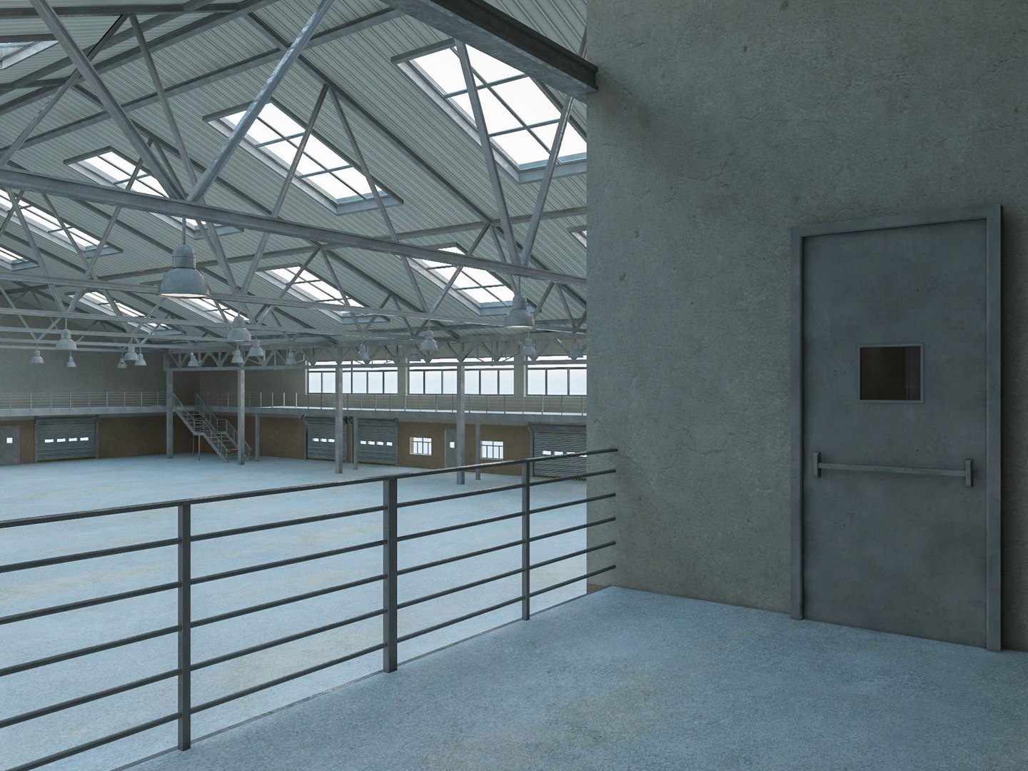 3D Warehouse 11 Interior And Exterior Model - TurboSquid 2073673