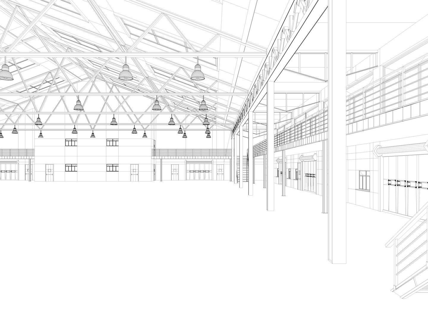 3D Warehouse 11 Interior And Exterior Model - TurboSquid 2073673