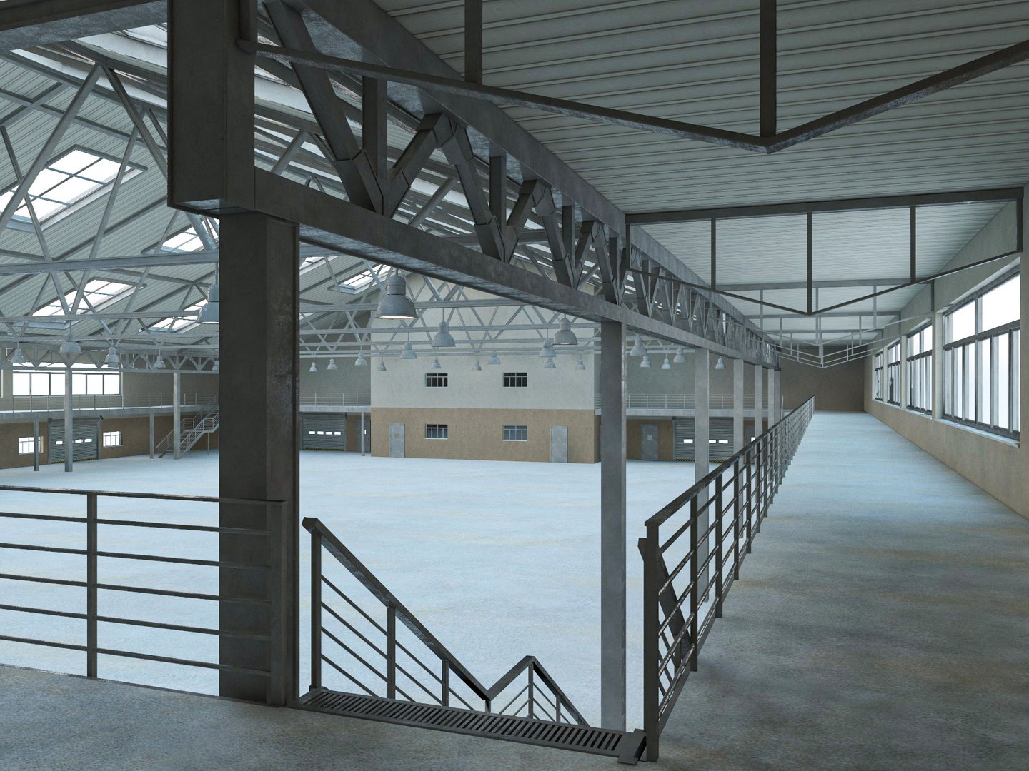 3D Warehouse 11 Interior And Exterior Model - TurboSquid 2073673