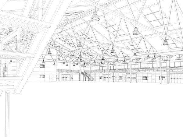 modelo 3d Almacén 11 interior y exterior - TurboSquid 2073673