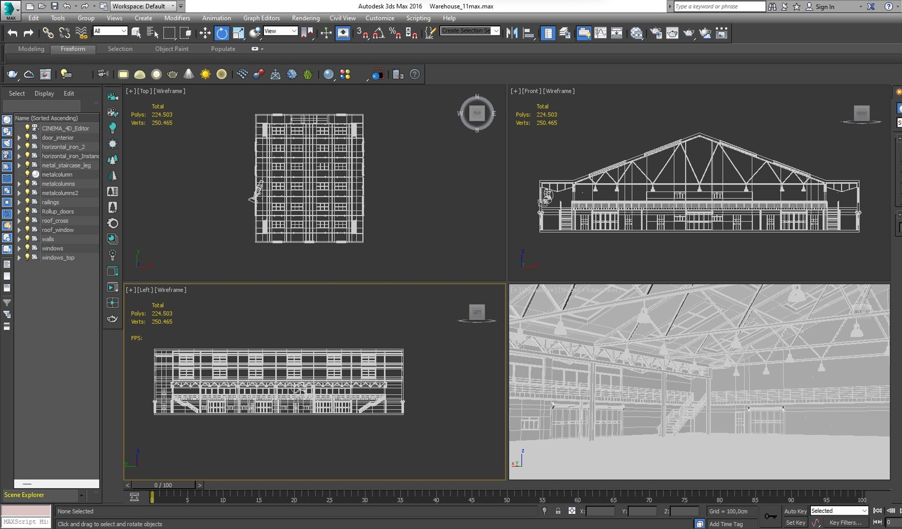 3D Warehouse 11 interior and exterior model - TurboSquid 2073673
