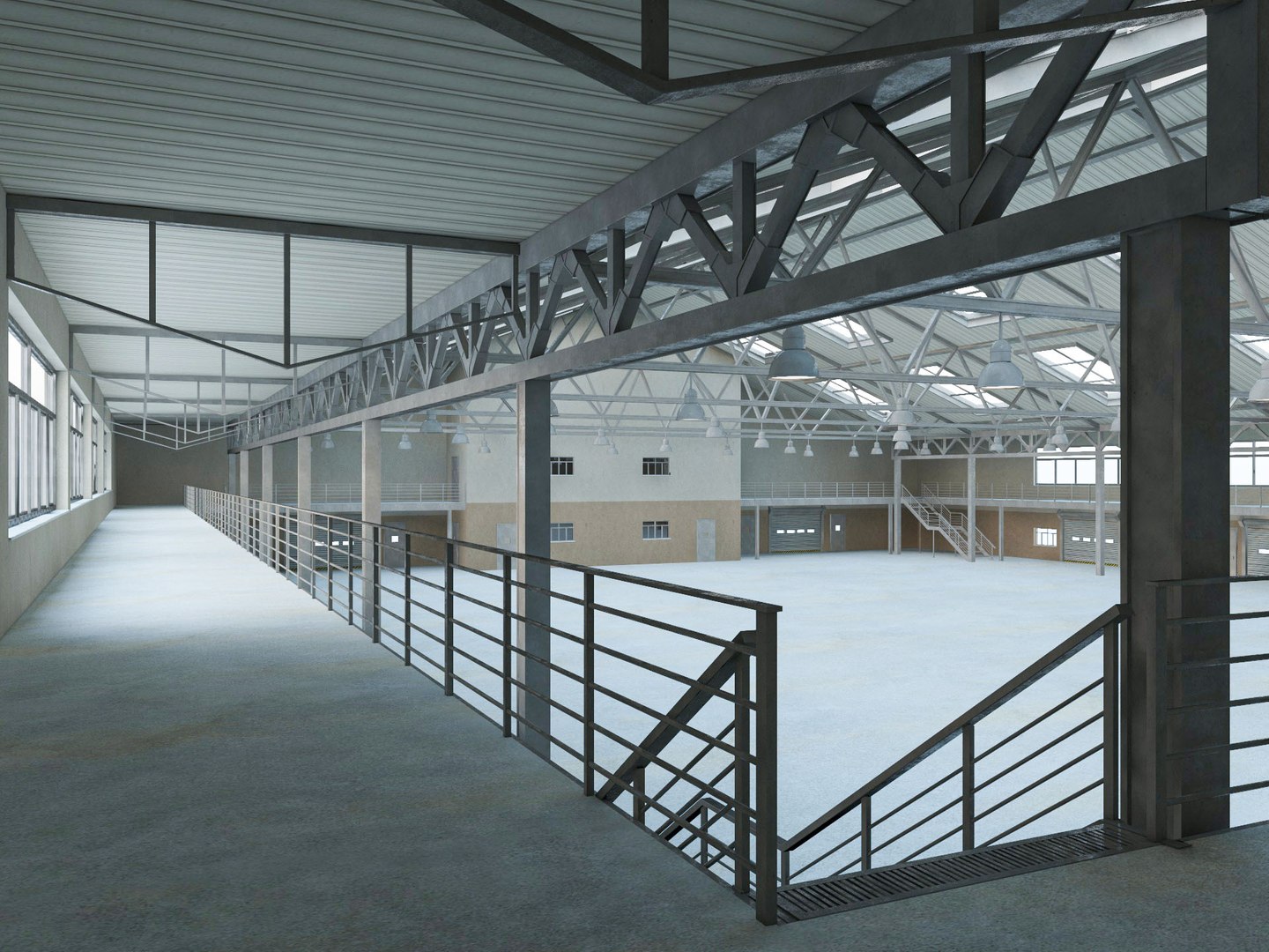 3D Warehouse 11 Interior And Exterior Model - TurboSquid 2073673