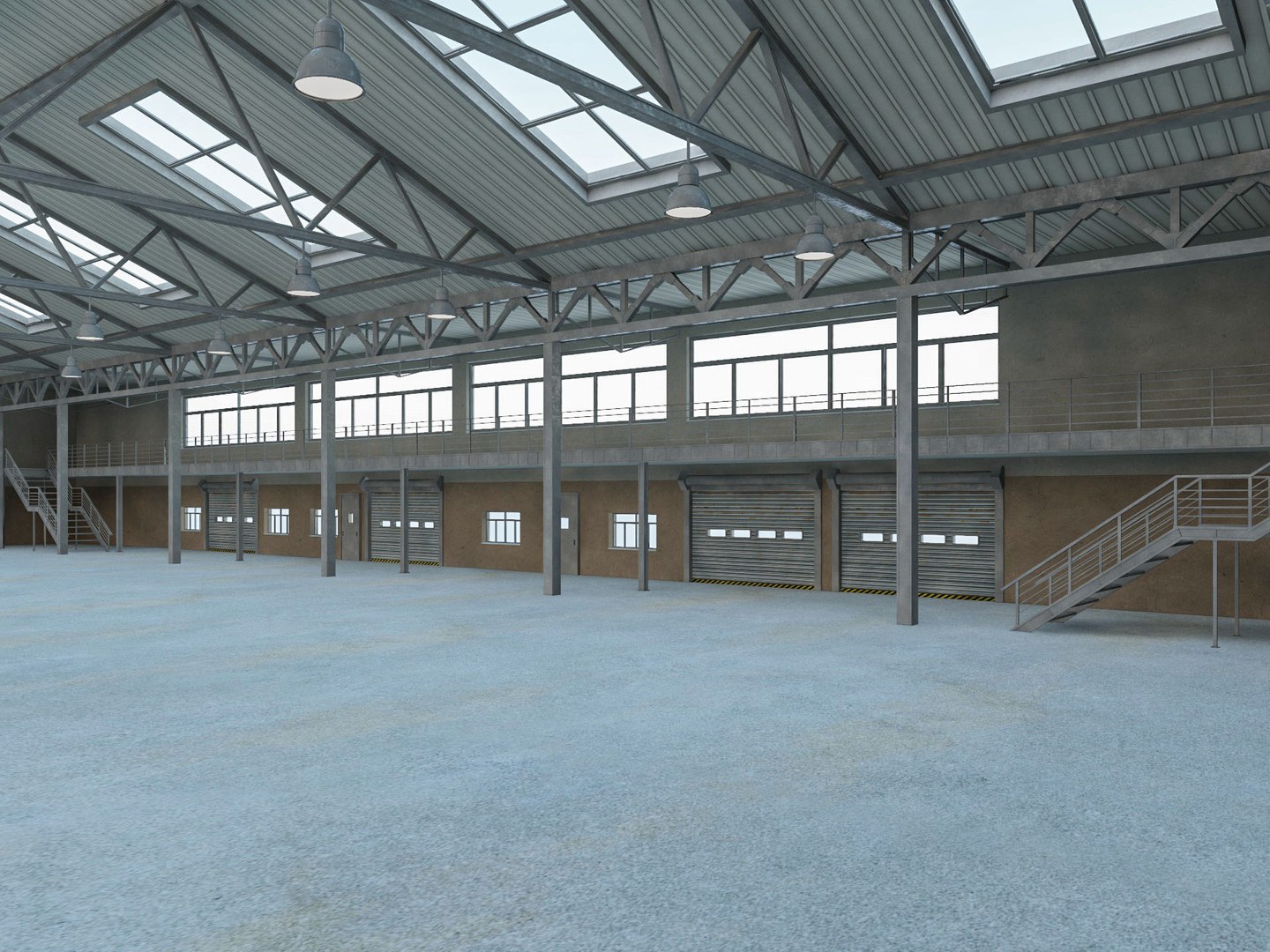 3D Warehouse 11 Interior And Exterior Model - TurboSquid 2073673