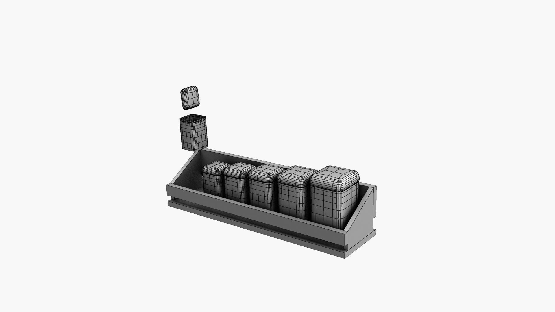3D Model Spice Rack - TurboSquid 1670288