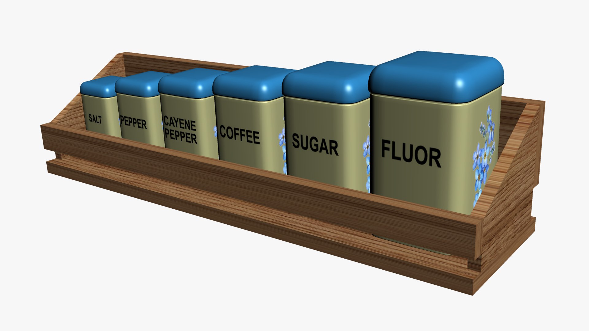 3D Model Spice Rack - TurboSquid 1670288