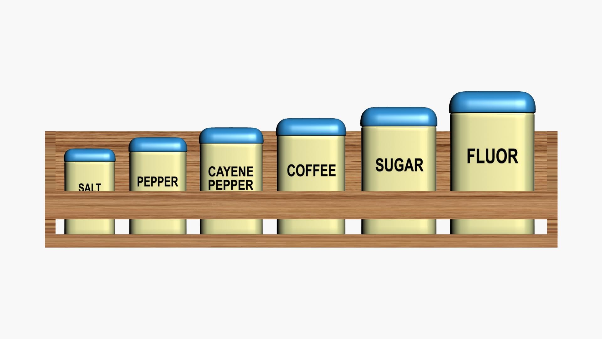 3D Model Spice Rack - TurboSquid 1670288