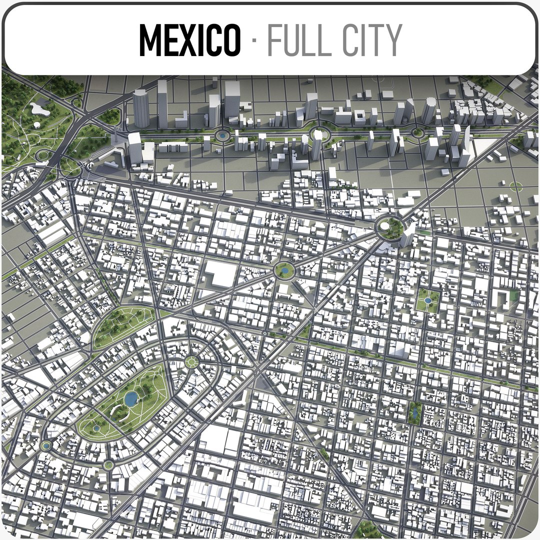 Mexico City Area Model - TurboSquid 1406797