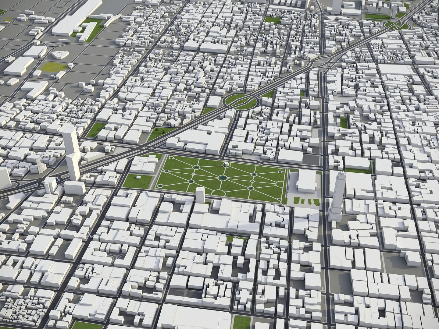 Mexico city area model - TurboSquid 1406797