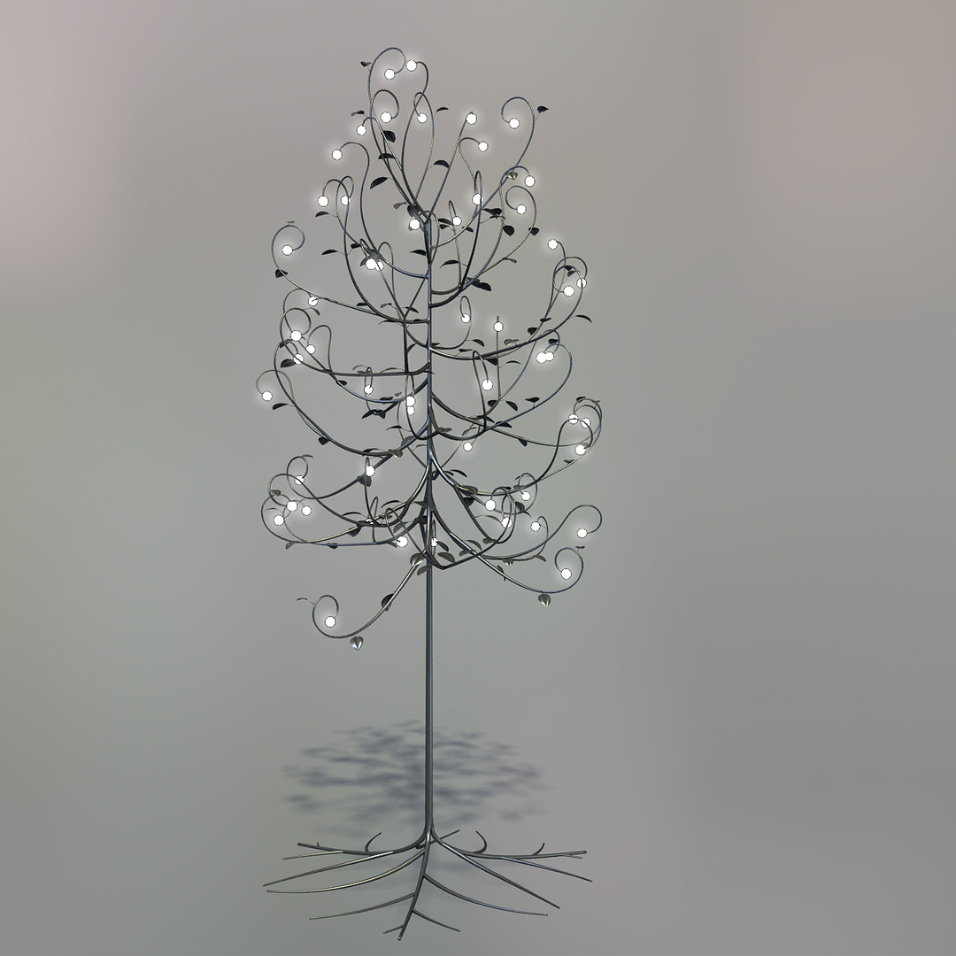 Floor Lamp Tree 3d Model