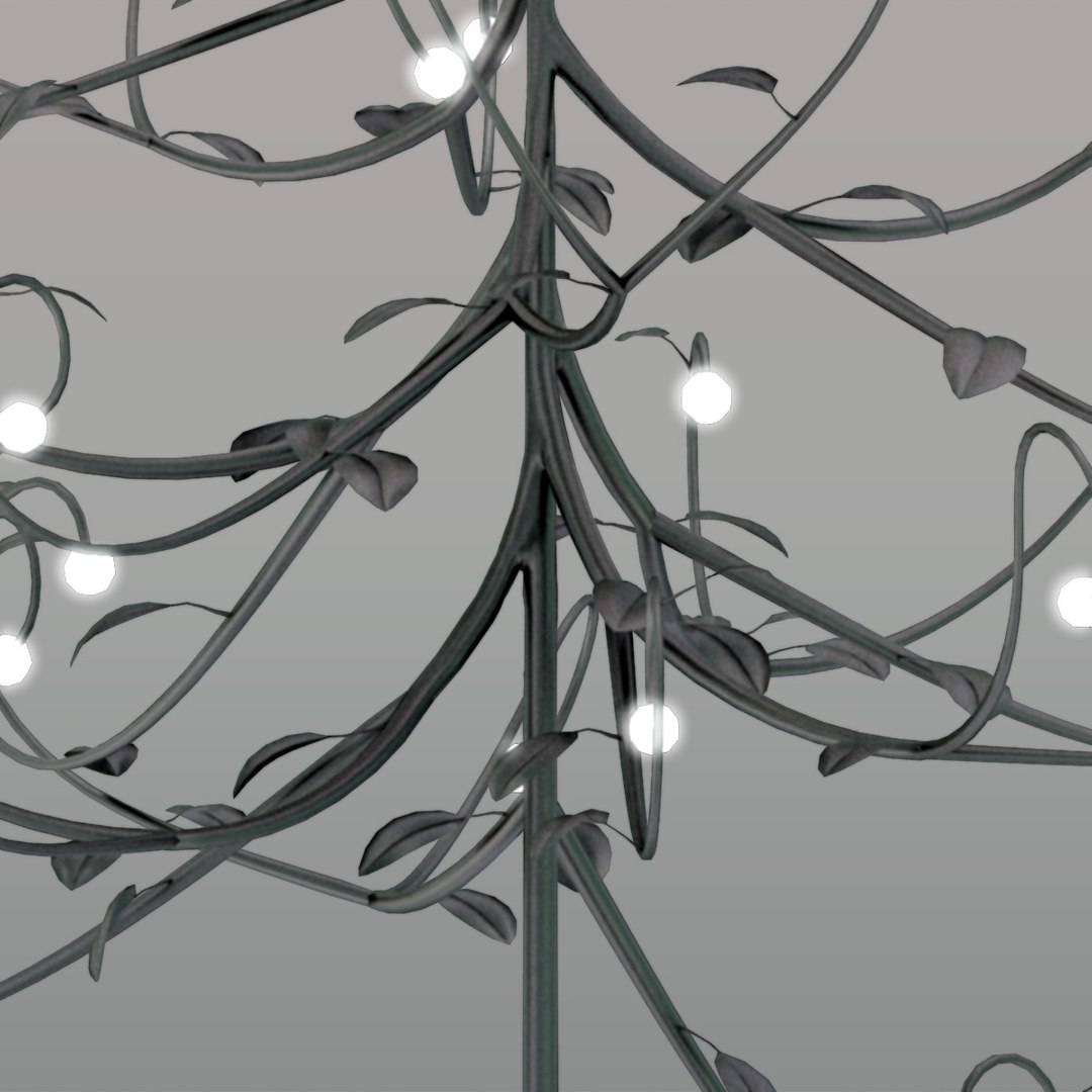 Floor Lamp Tree 3d Model