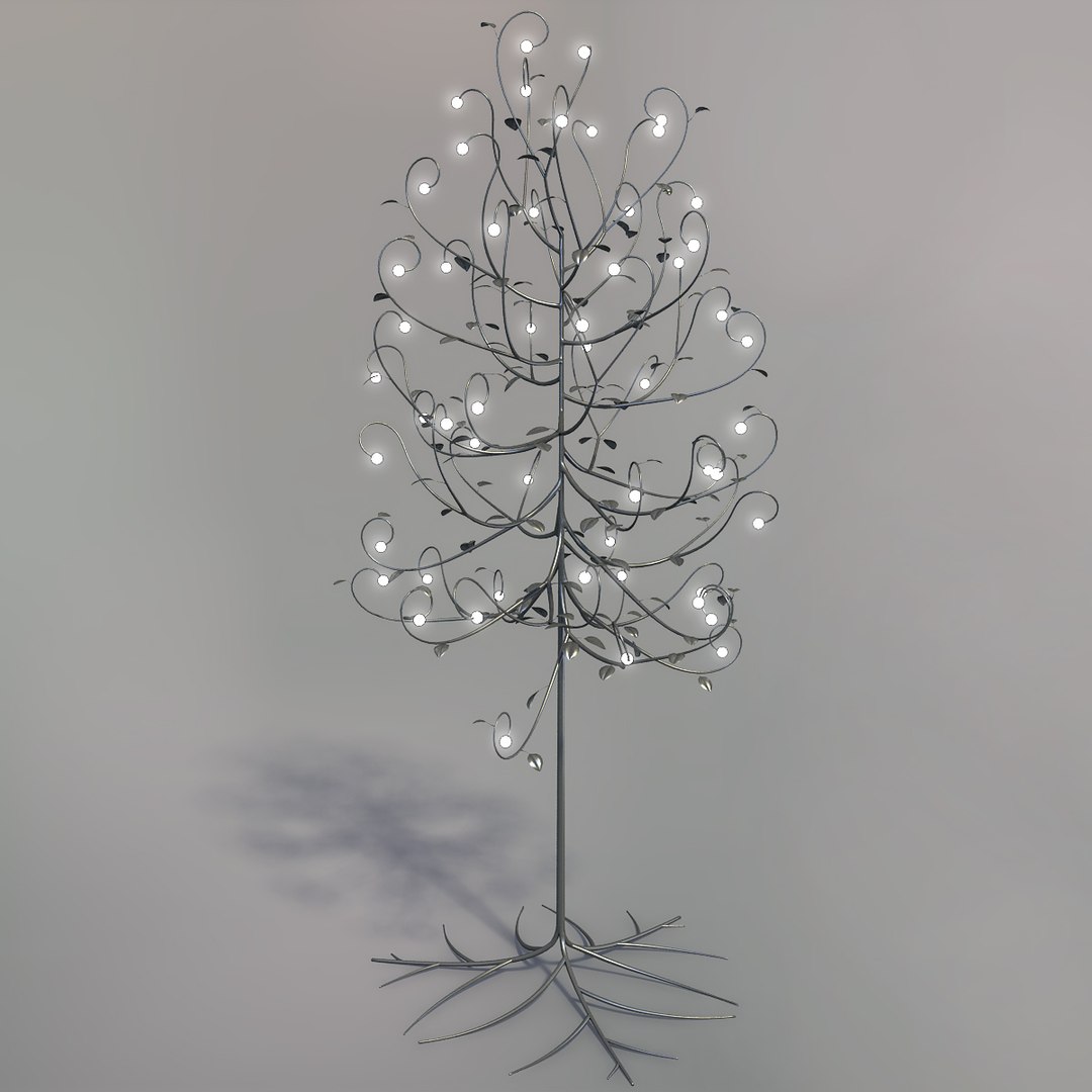 Floor Lamp Tree 3d Model