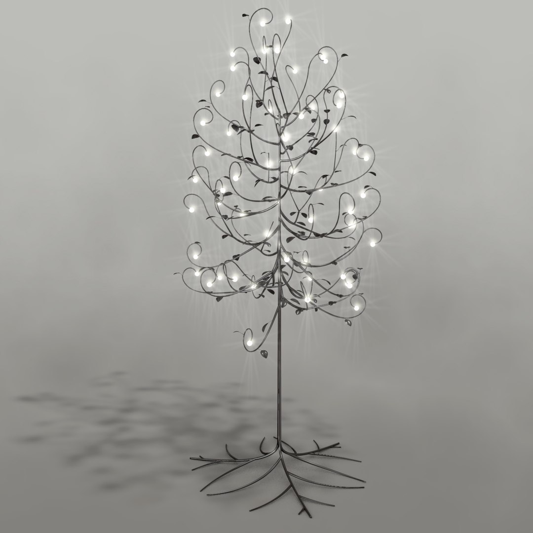 Floor Lamp Tree 3d Model