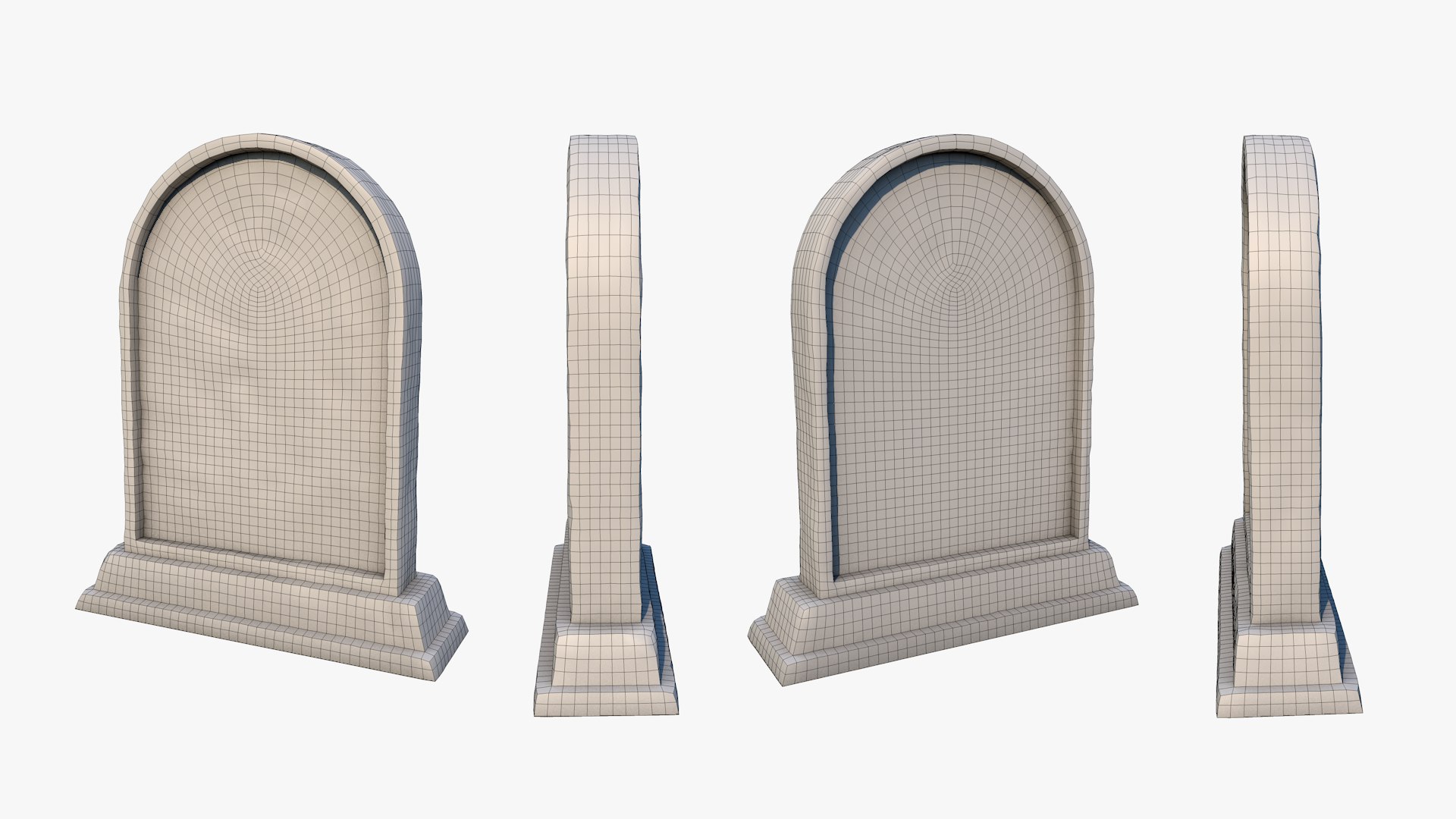 Gravestone Pack 3D model - TurboSquid 1969265