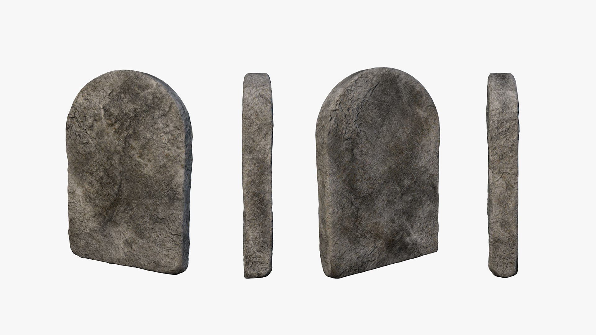 Gravestone Pack 3D model - TurboSquid 1969265
