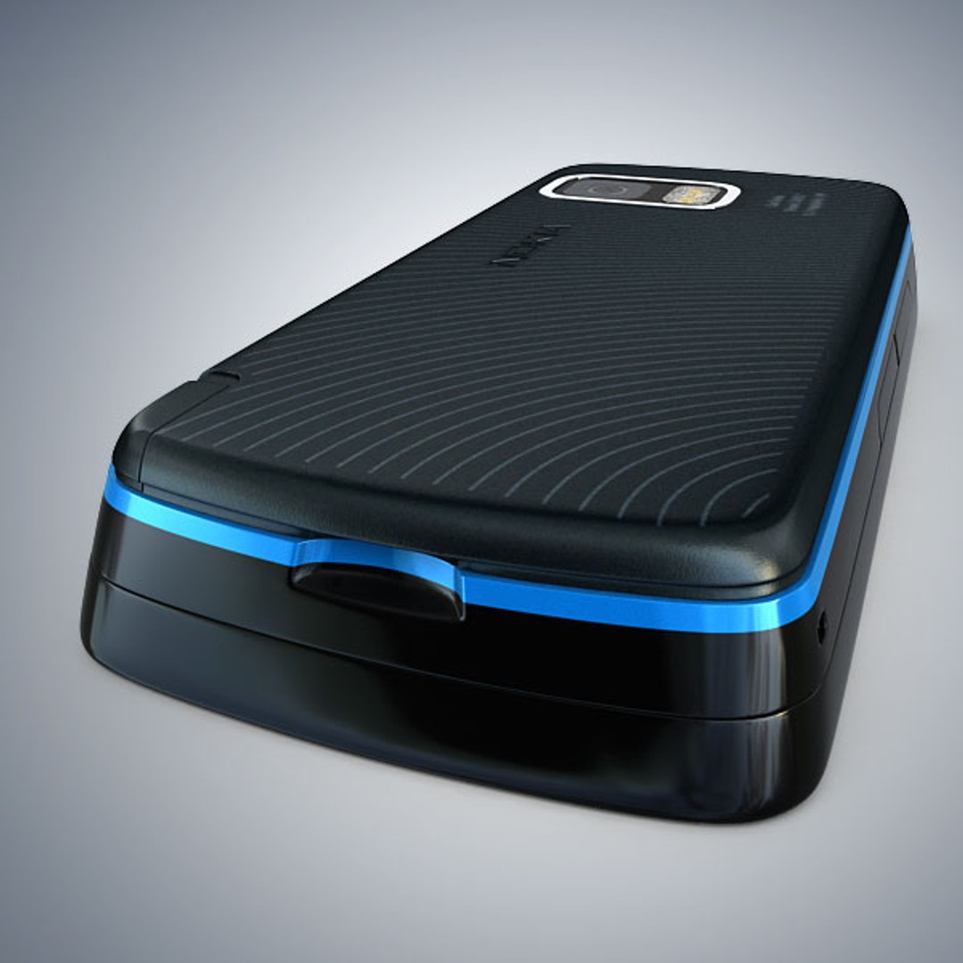 Realistic Nokia Xpressmusic 5800 3d Model
