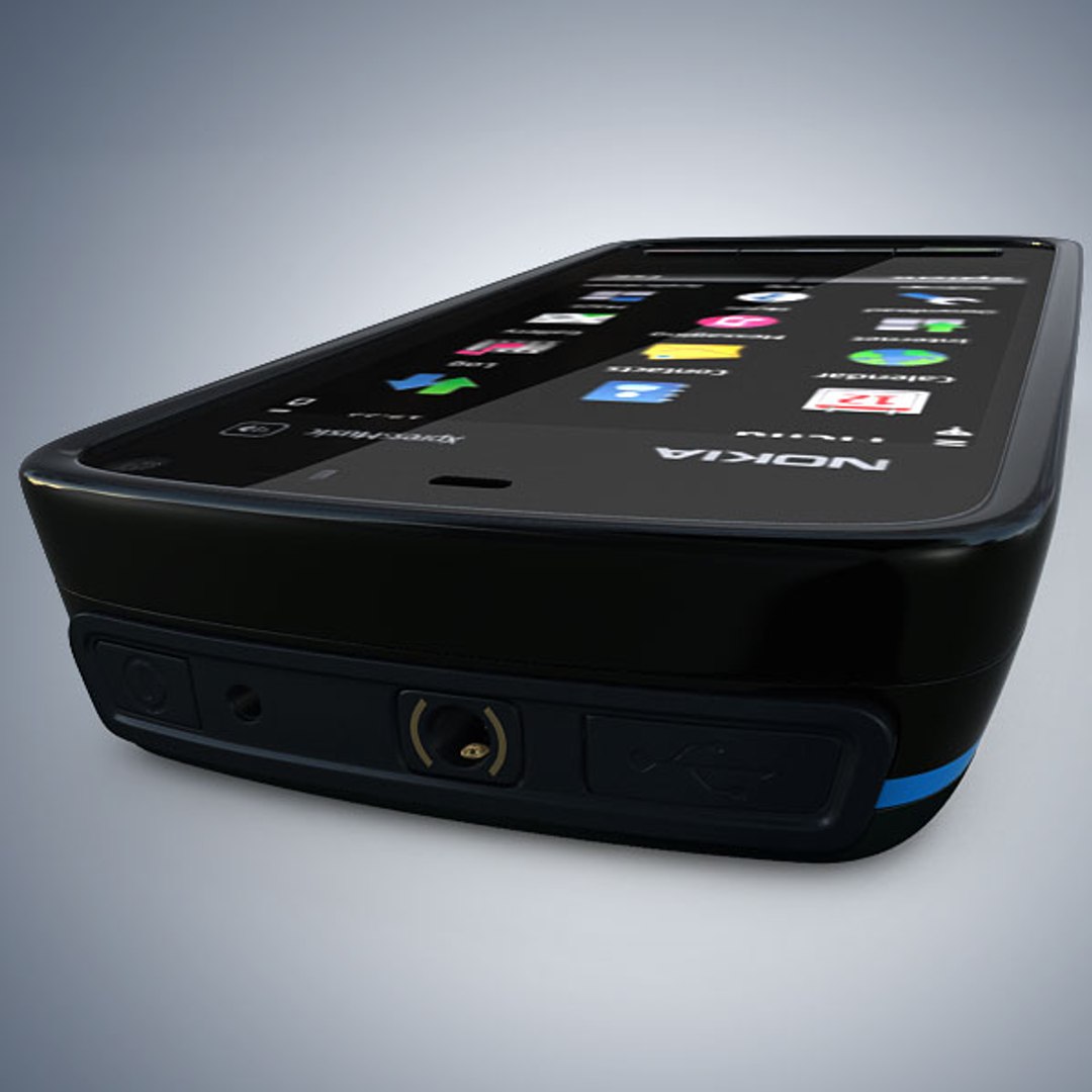 Realistic Nokia Xpressmusic 5800 3d Model